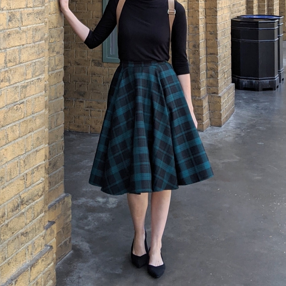 Collectif X Modcloth Slither Jenny Skirt - Gem